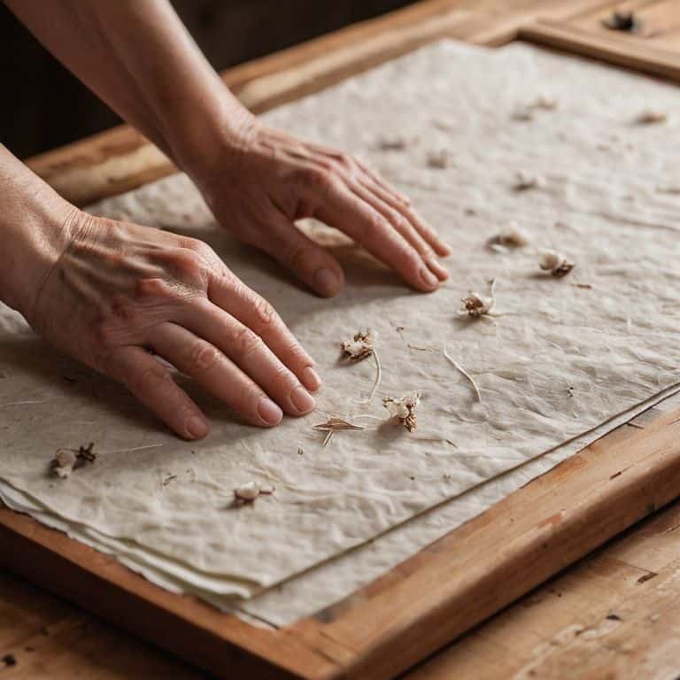 A Simple Guide on How to Press and Dry Handmade Paper - Garden of Edits