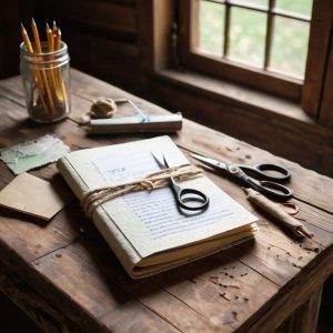 A First Project: How to Make a Simple Handmade Journal - Garden of Edits
